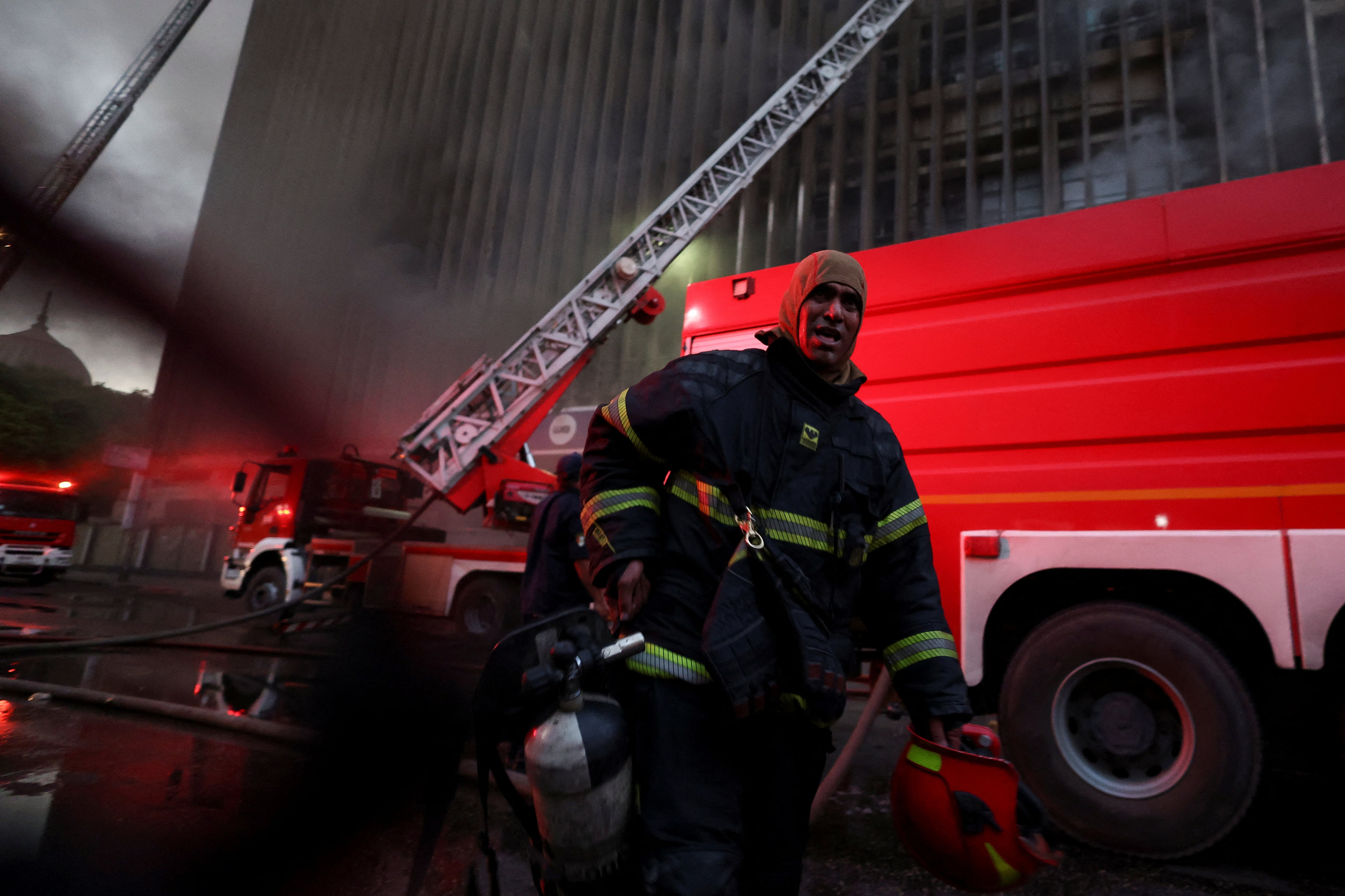 Cairo telecoms building fire kills four and injures dozens | The National