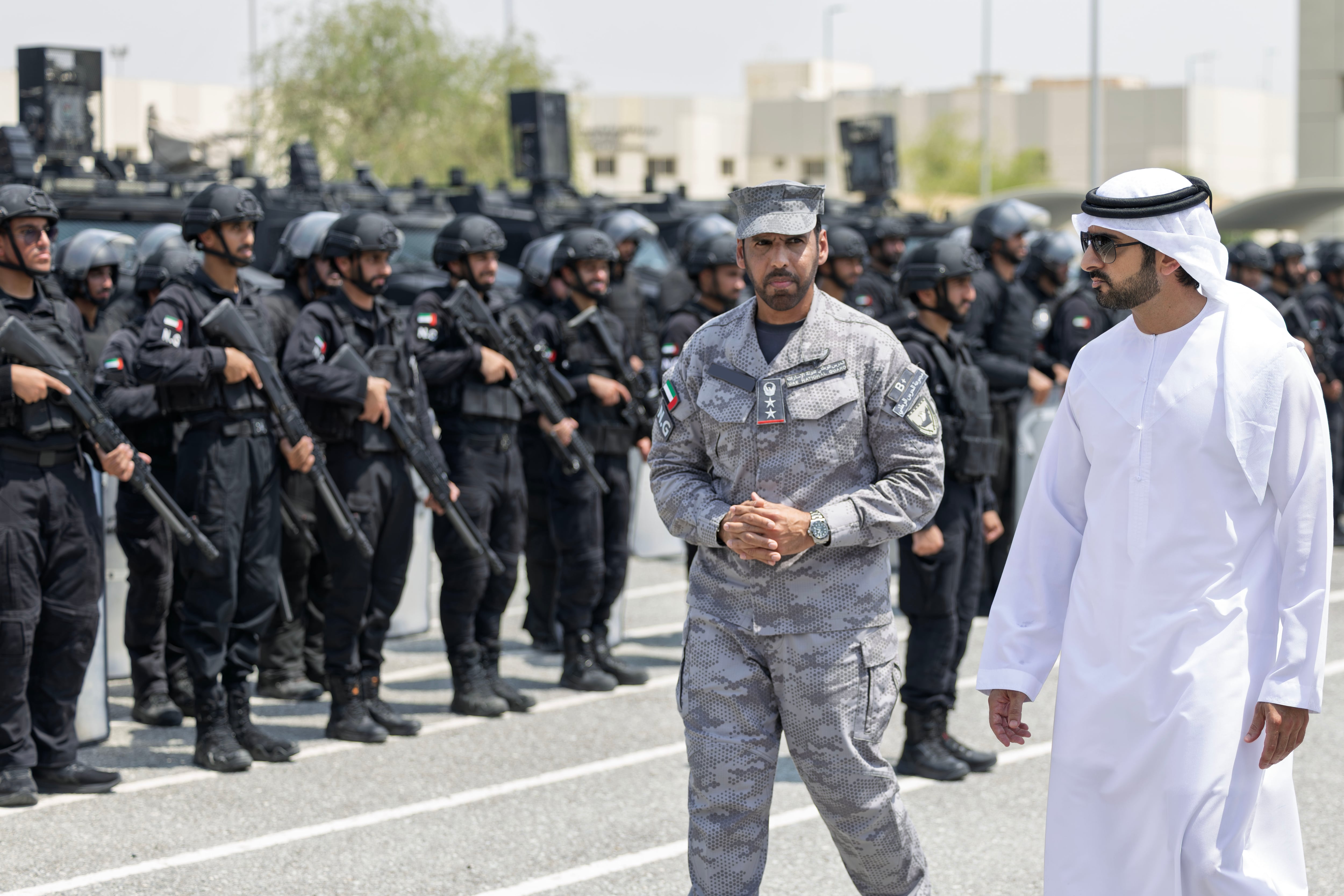 Sheikh Hamdan commends UAE Armed Forces on visit to National Guard ...