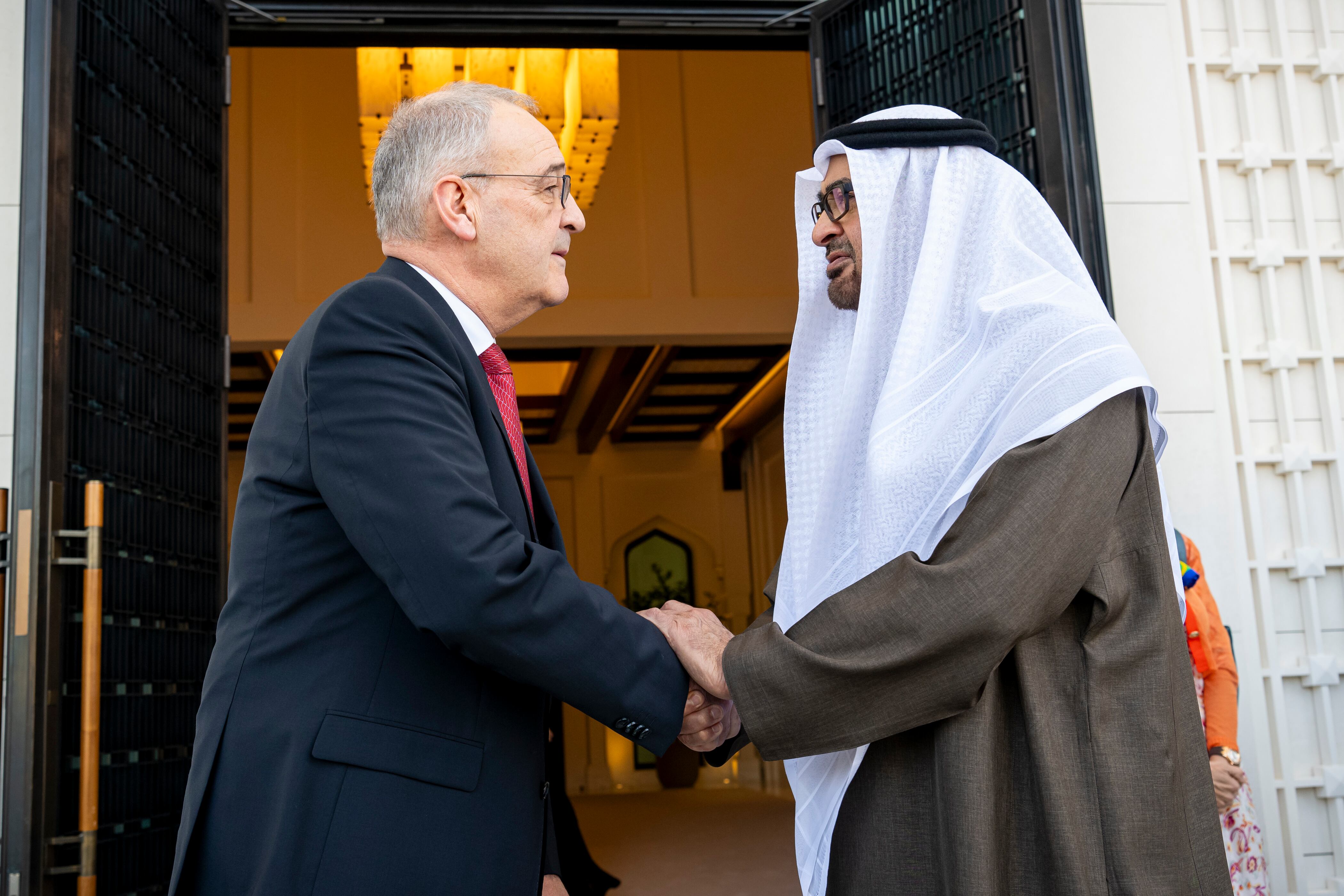 President Sheikh Mohamed discusses AI with Swiss President in Abu Dhabi ...