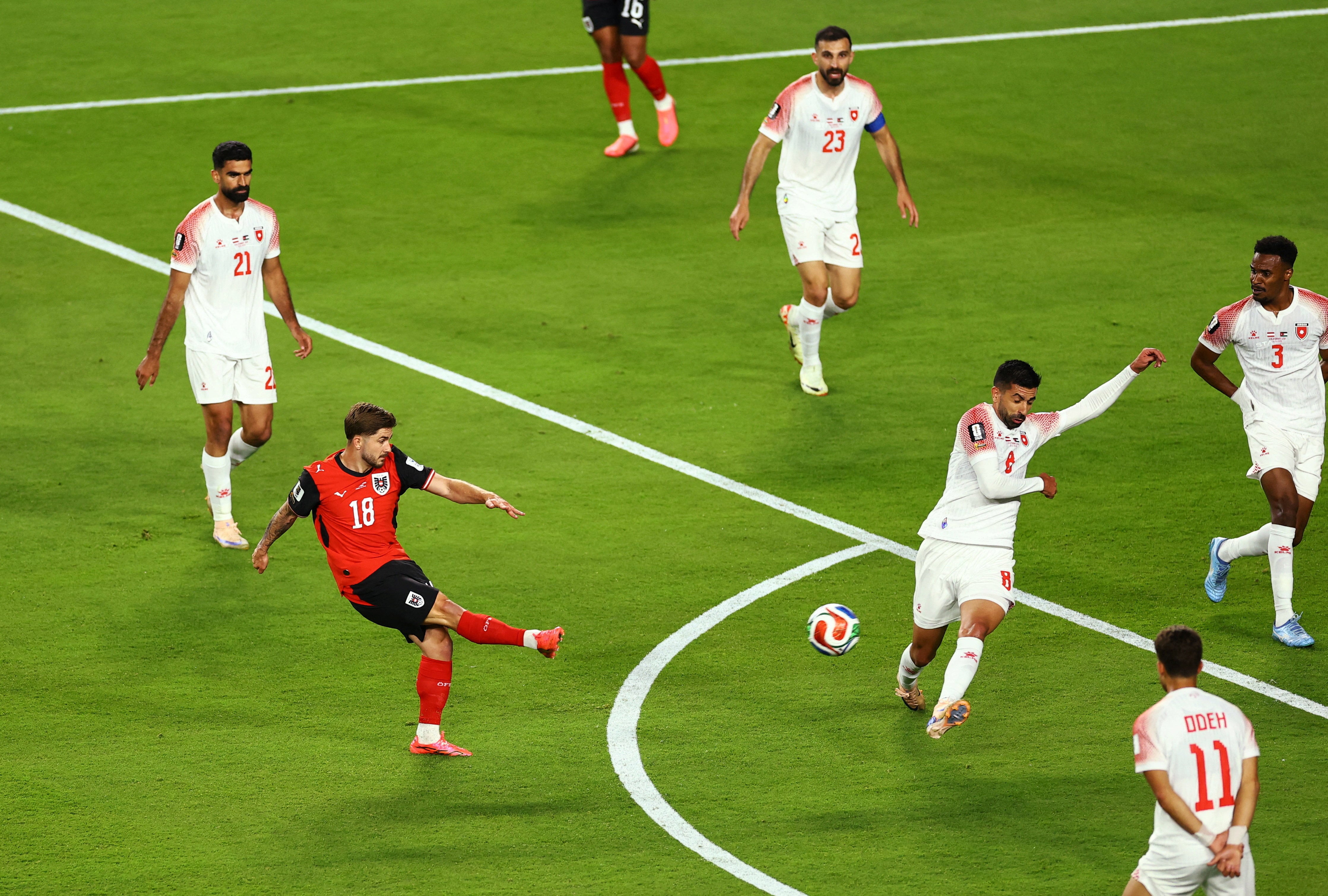 Jordan's spirited World Cup debut ends in harsh 3-1 defeat to Austria ...