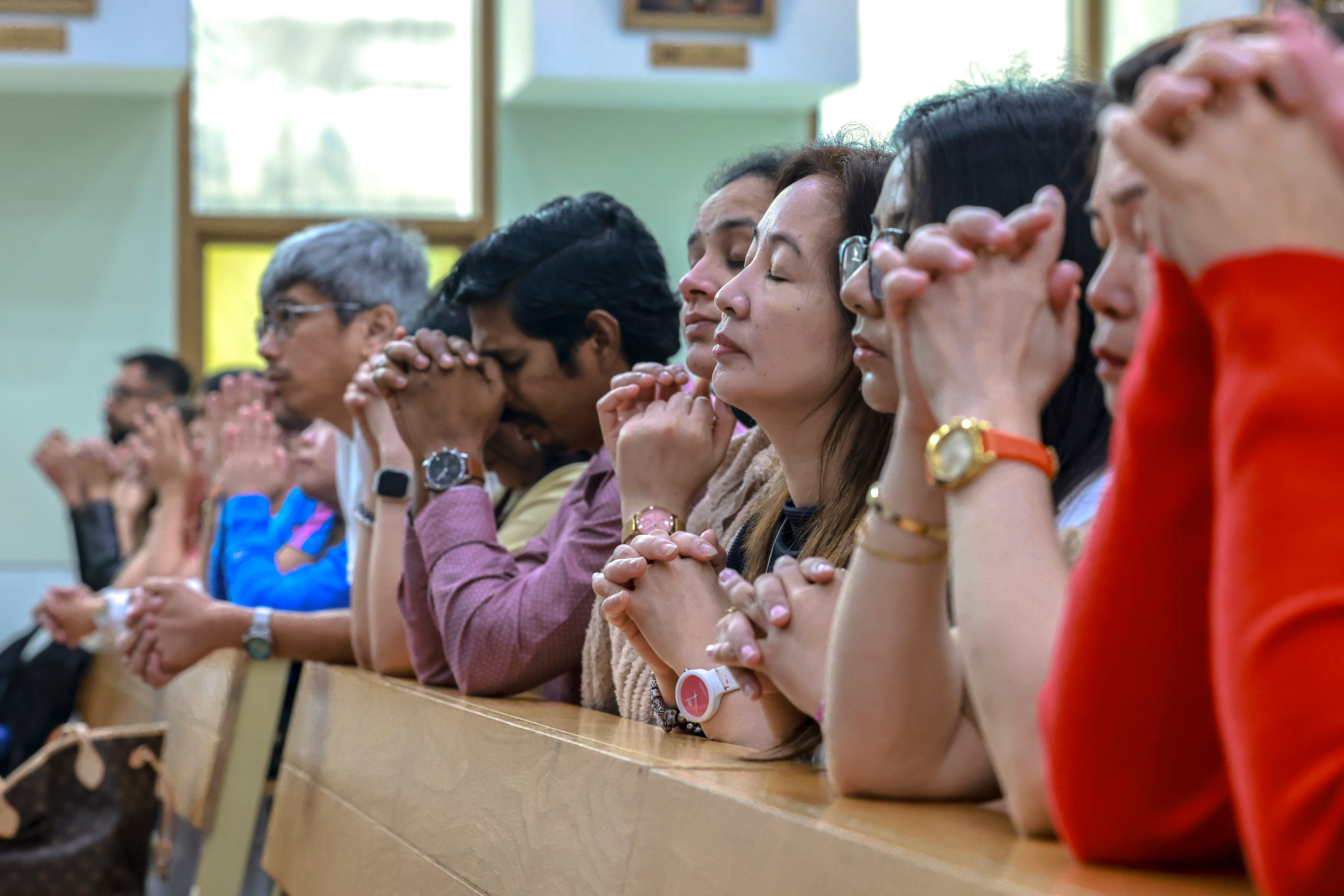 Easter worshippers gather in Sharjah churches to pray for peace amid ...