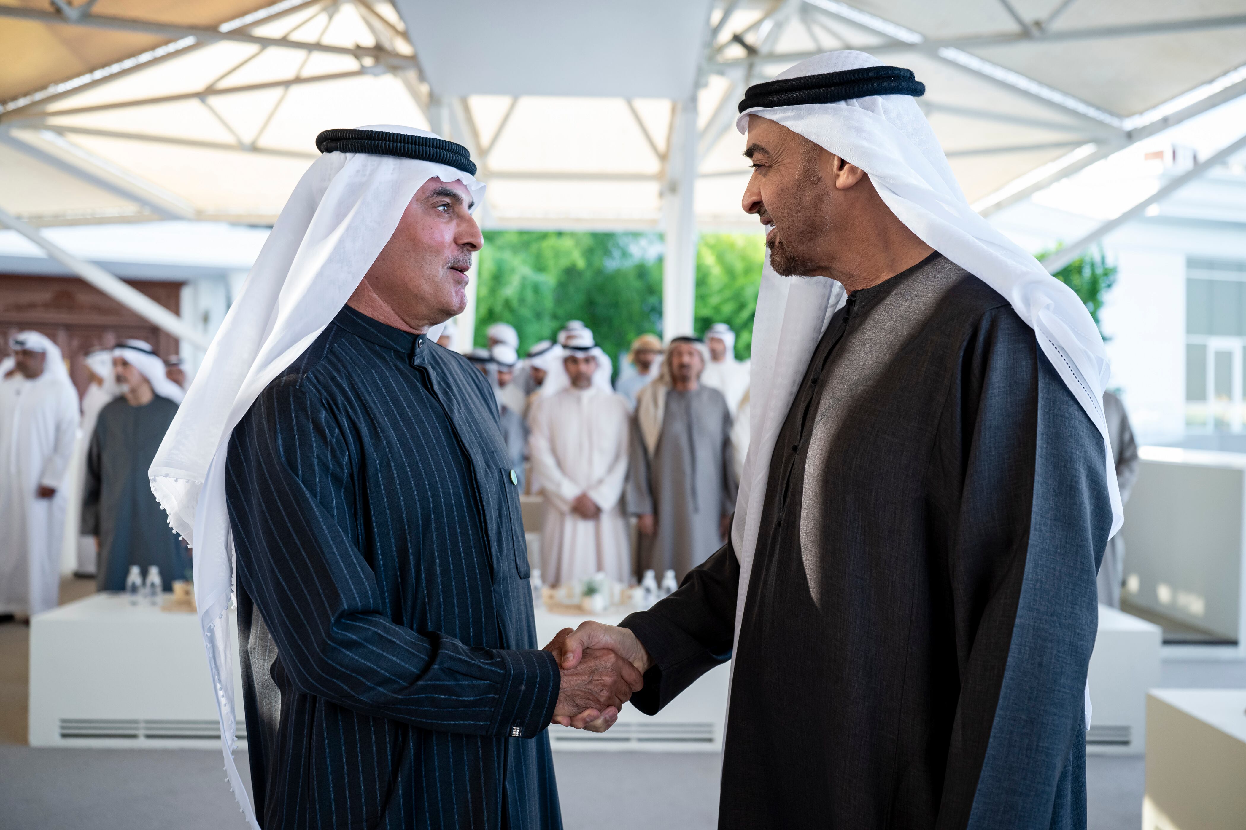 President Sheikh Mohamed meets Crown Prince of Ajman in Abu Dhabi | The ...