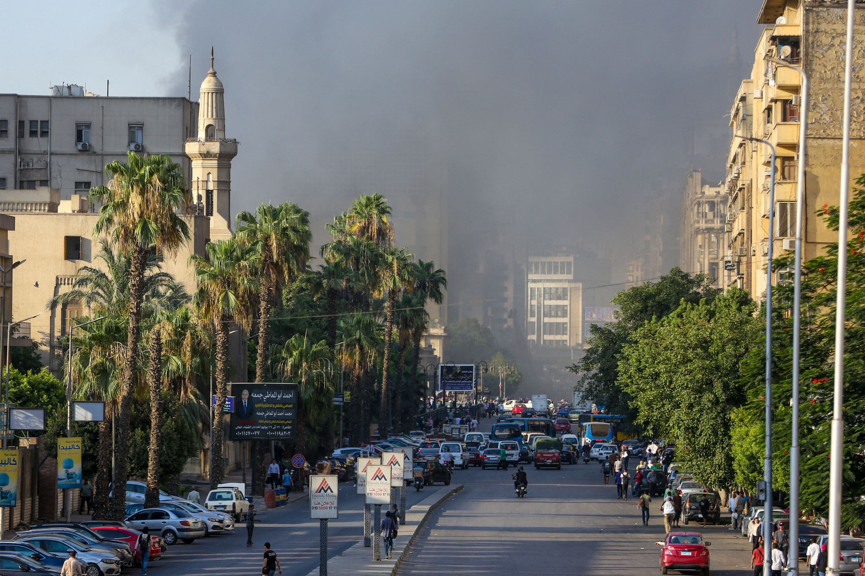 Cairo telecoms building fire kills four and injures dozens | The National