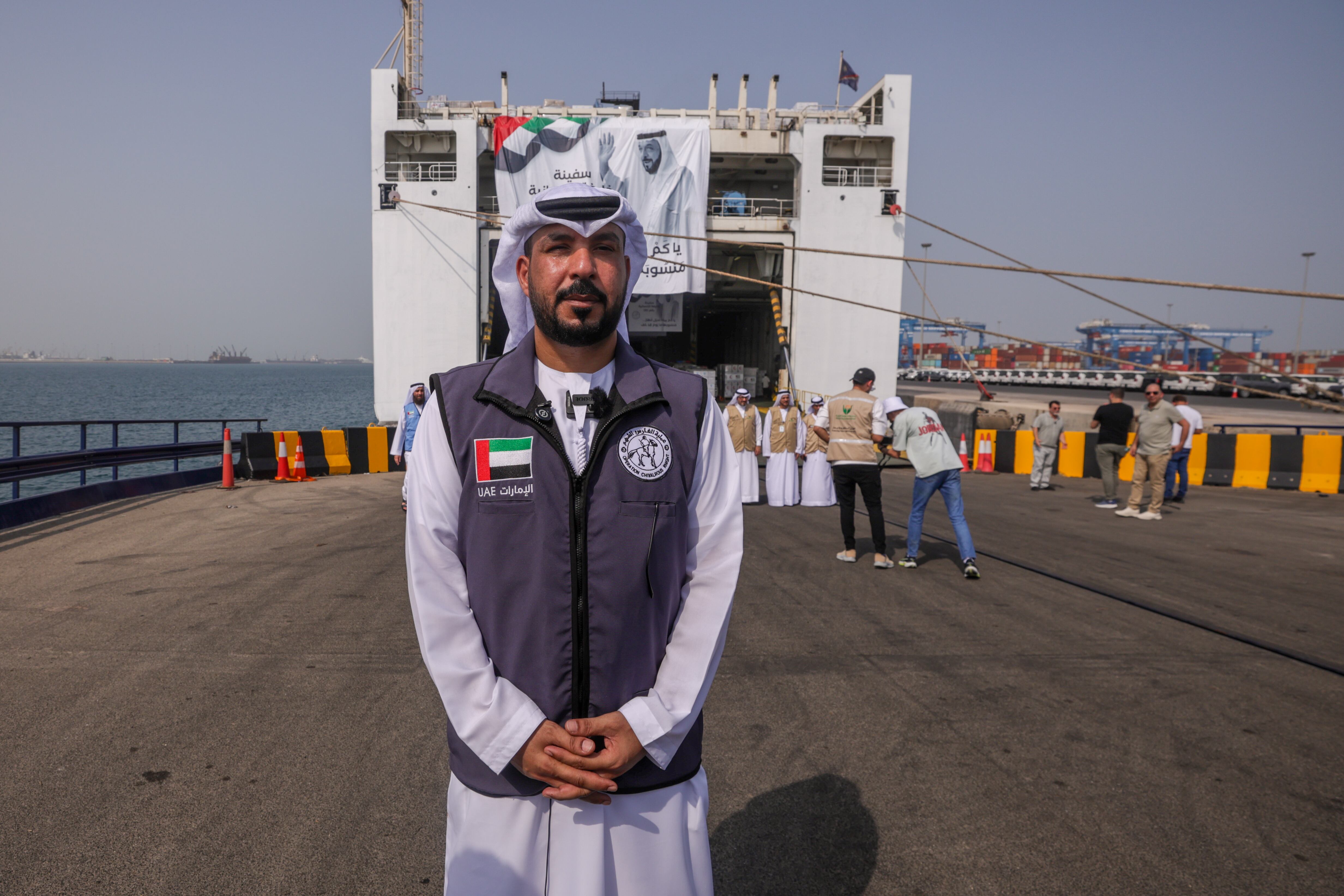 UAE's largest aid ship sets sail for Gaza with field hospital on board ...
