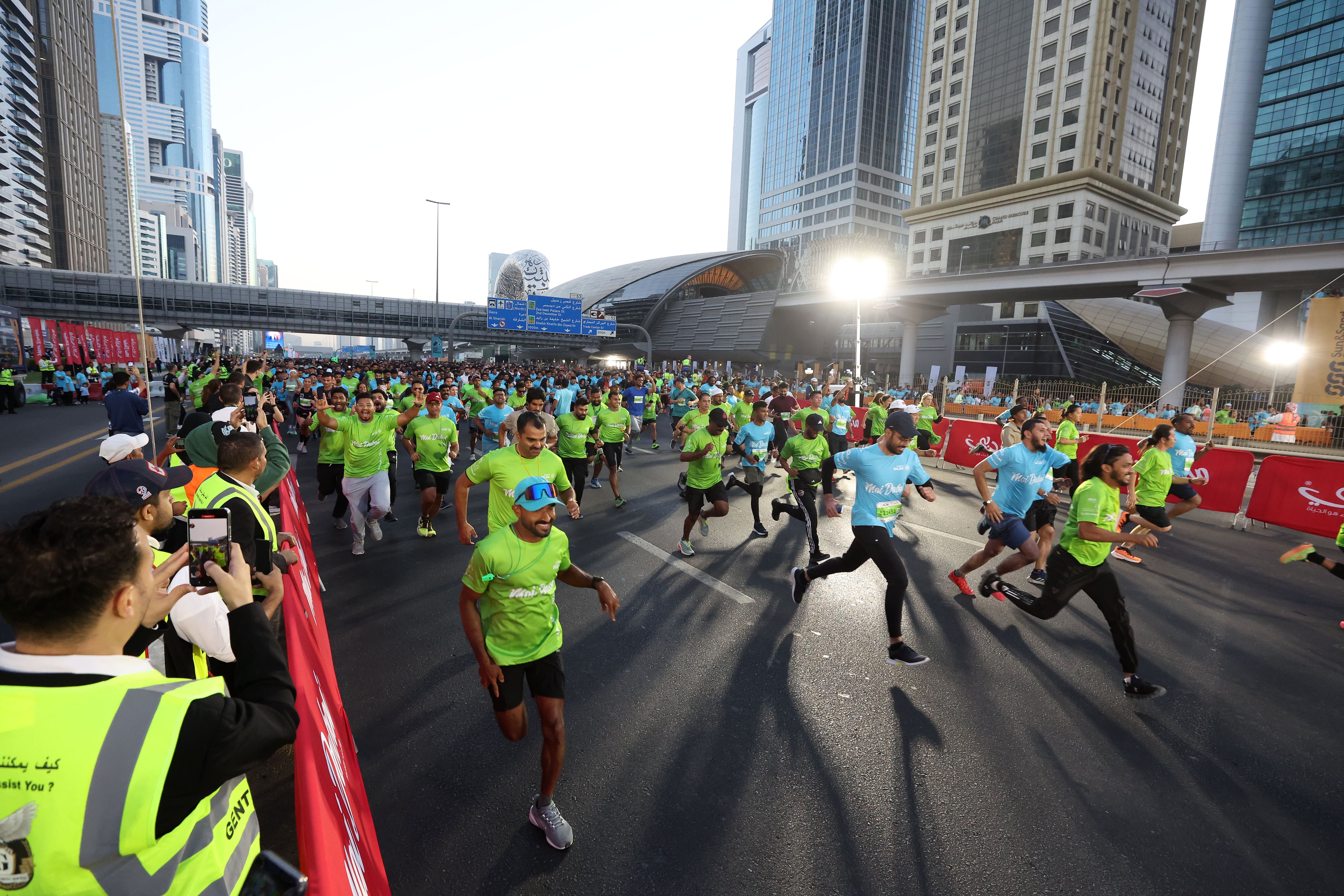 Thousands take over Sheikh Zayed Road for Dubai Run 2025 | The National