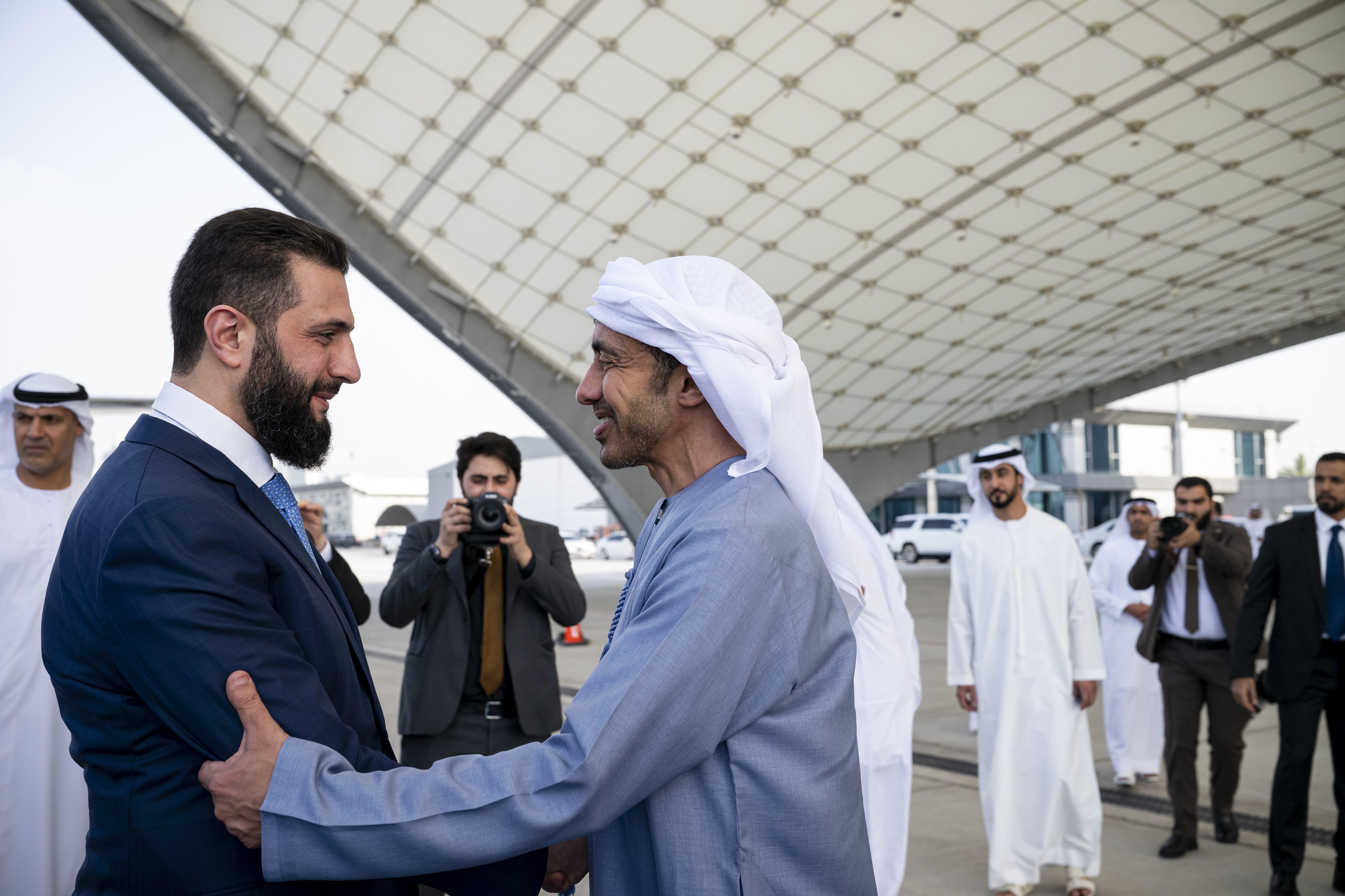 President Sheikh Mohamed holds talks in Abu Dhabi with Syrian leader Al ...