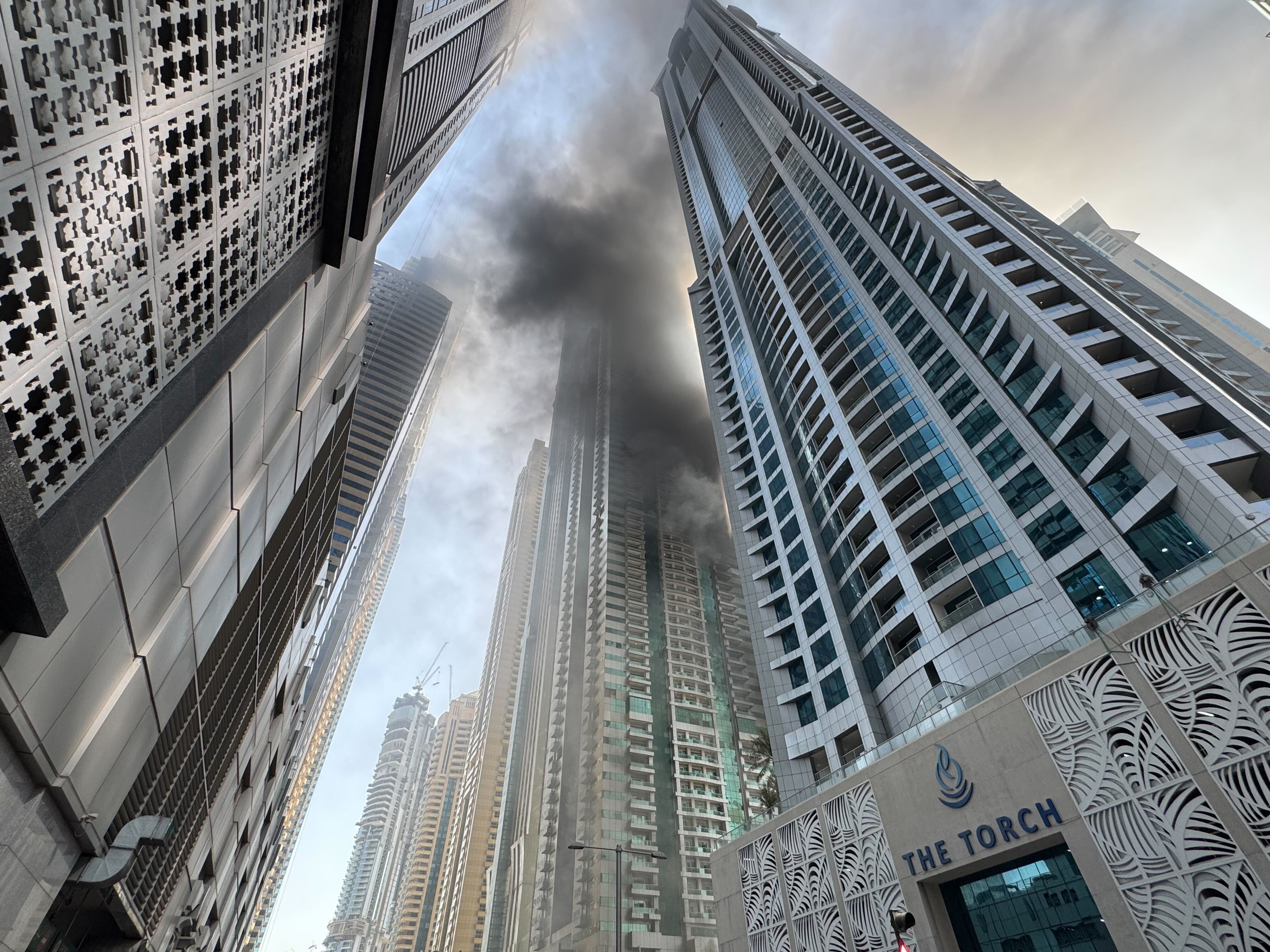 Dubai Marina fire: Community steps up to help those forced to flee ...