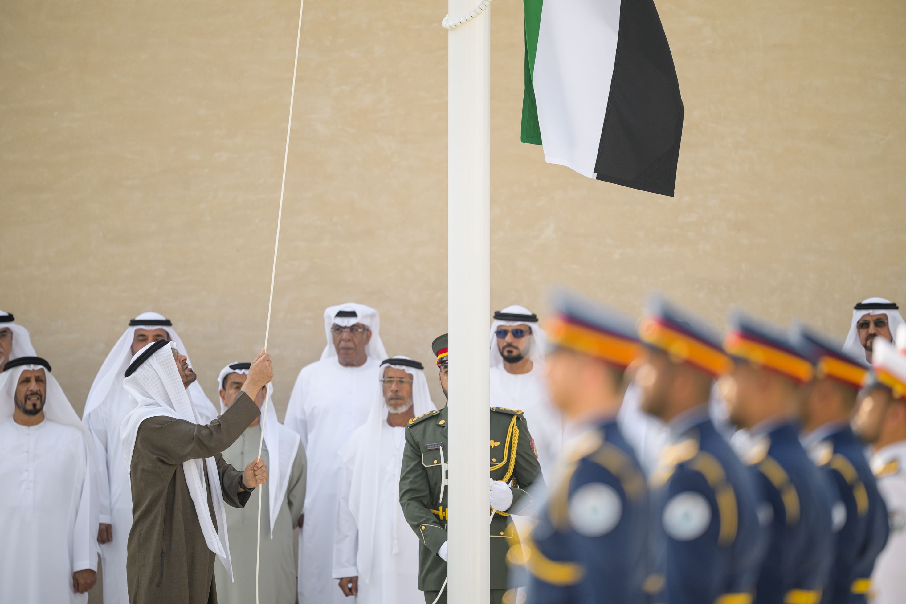 President Sheikh Mohamed leads UAE Flag Day celebrations at Abu Dhabi ...