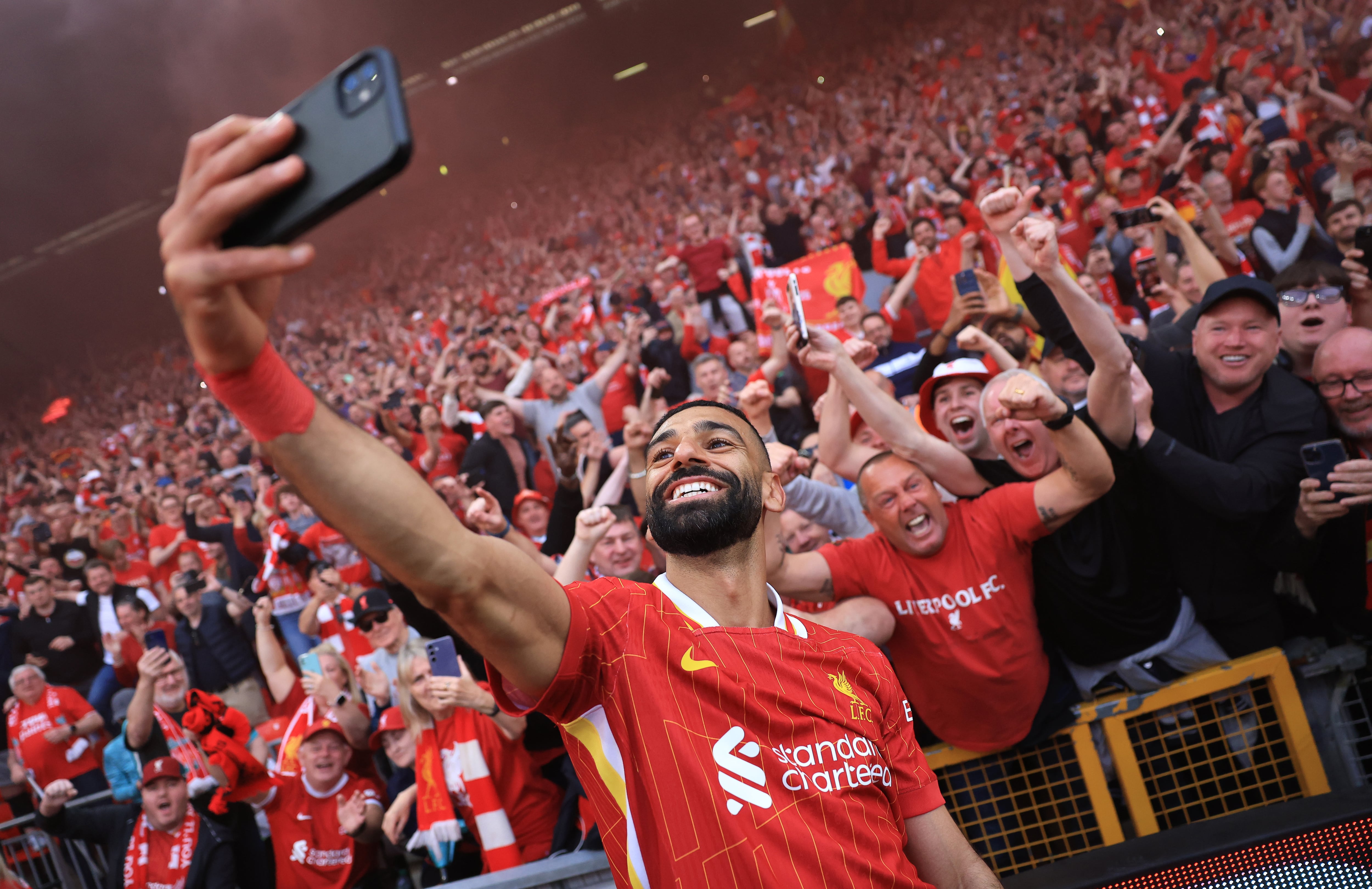 Liverpool celebrate Premier League title with crushing win over ...