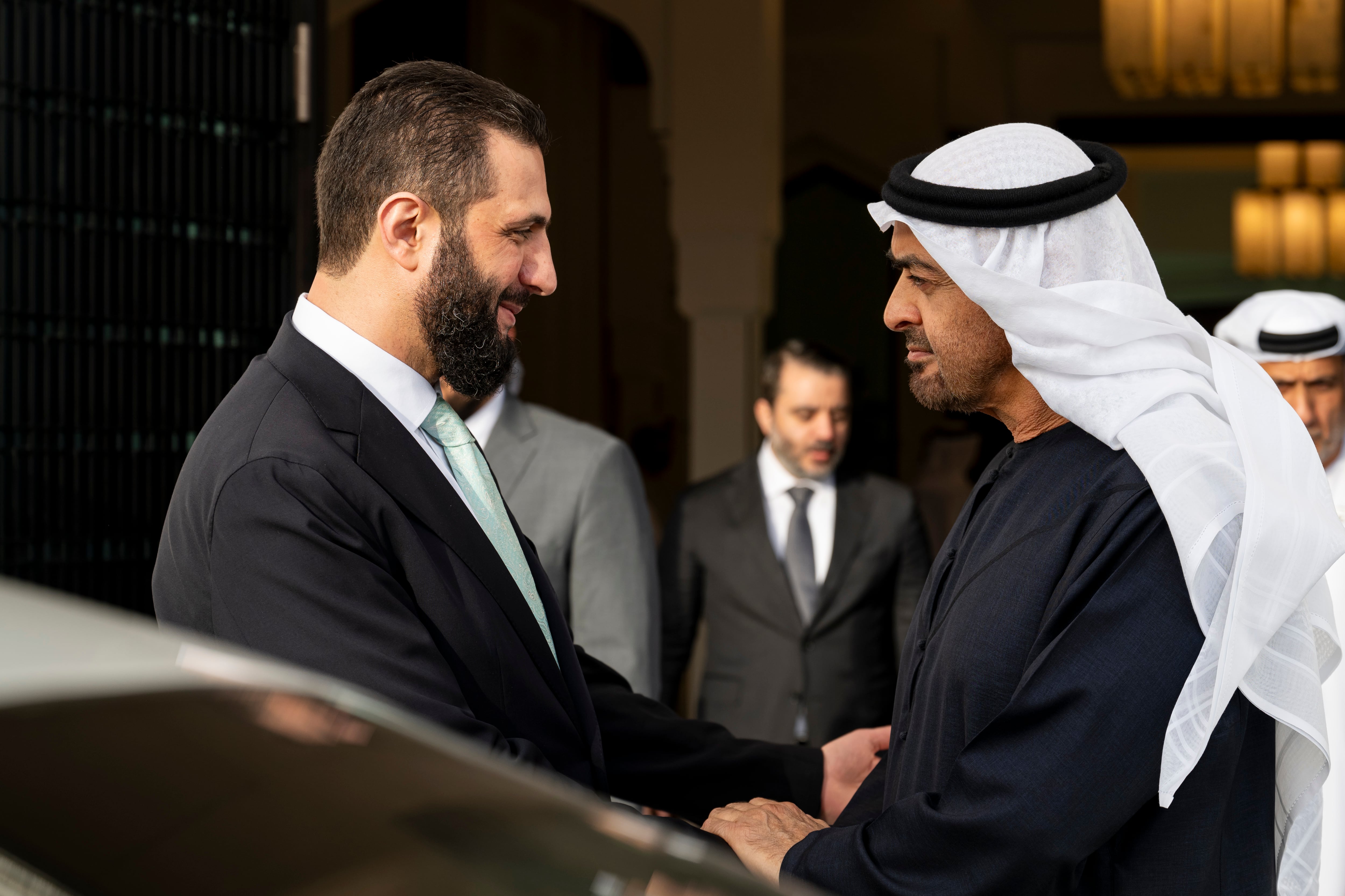 President Sheikh Mohamed meets Syria's President Ahmad Al Shara in Abu ...