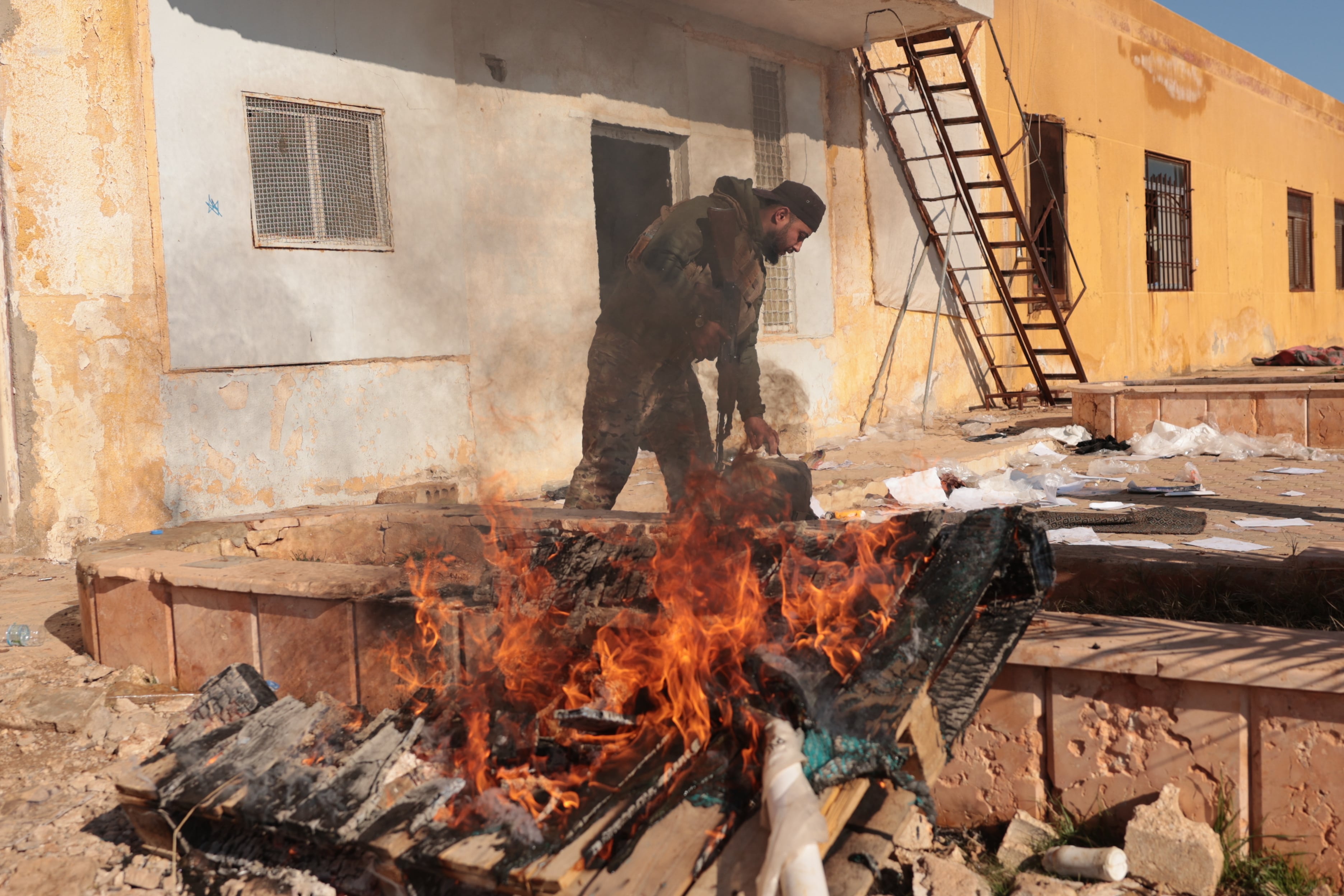 Orange uniforms, empty cells and bullets: Inside Syria’s Shaddadi ...