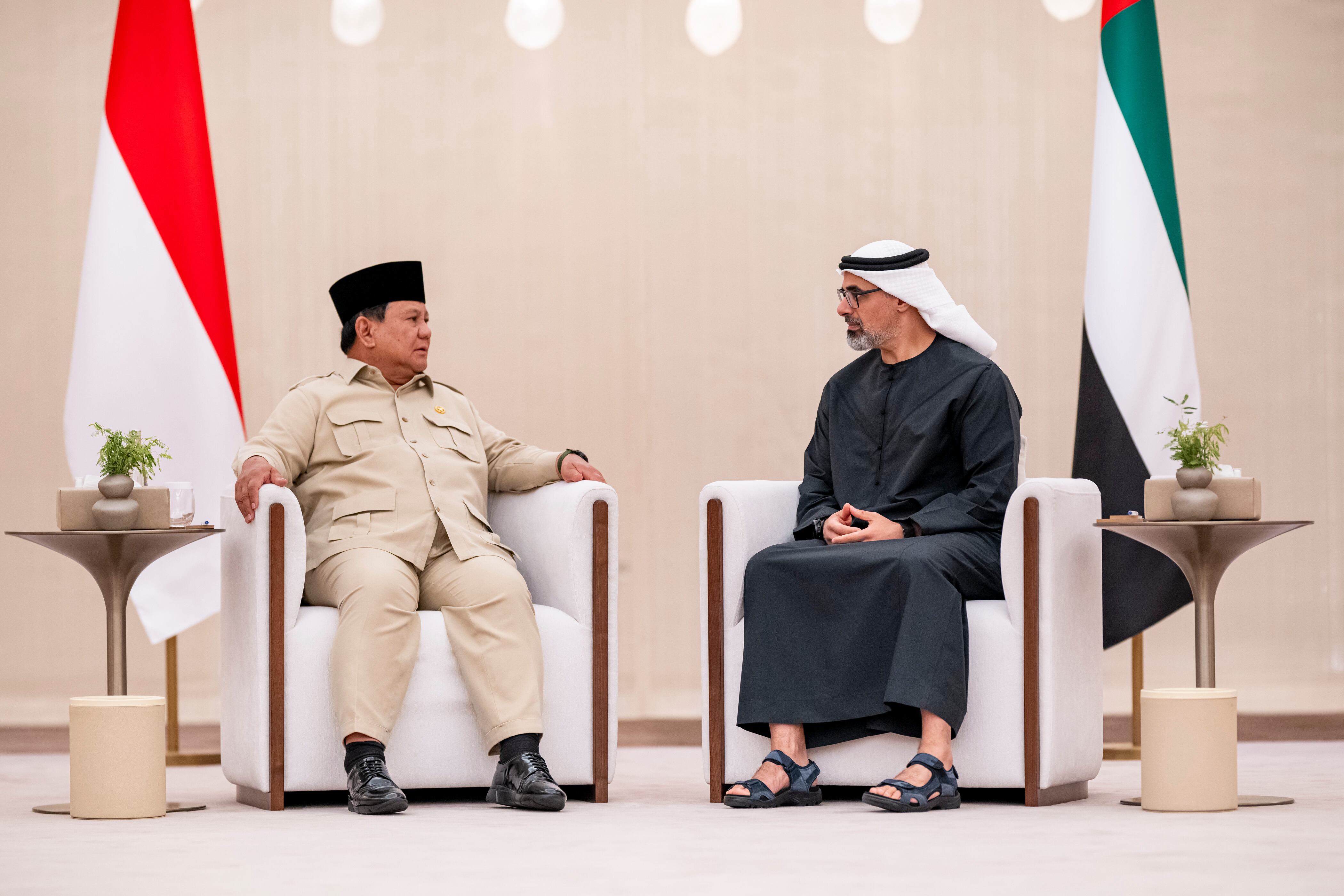 President Sheikh Mohamed holds talks with Indonesian President in Abu ...