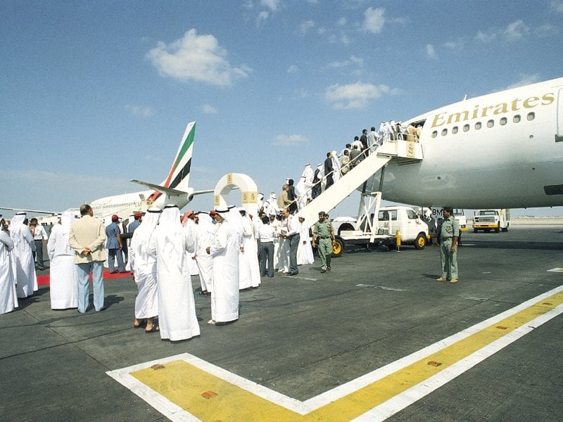 How Emirates took flight for the first time to begin 40 years of ...