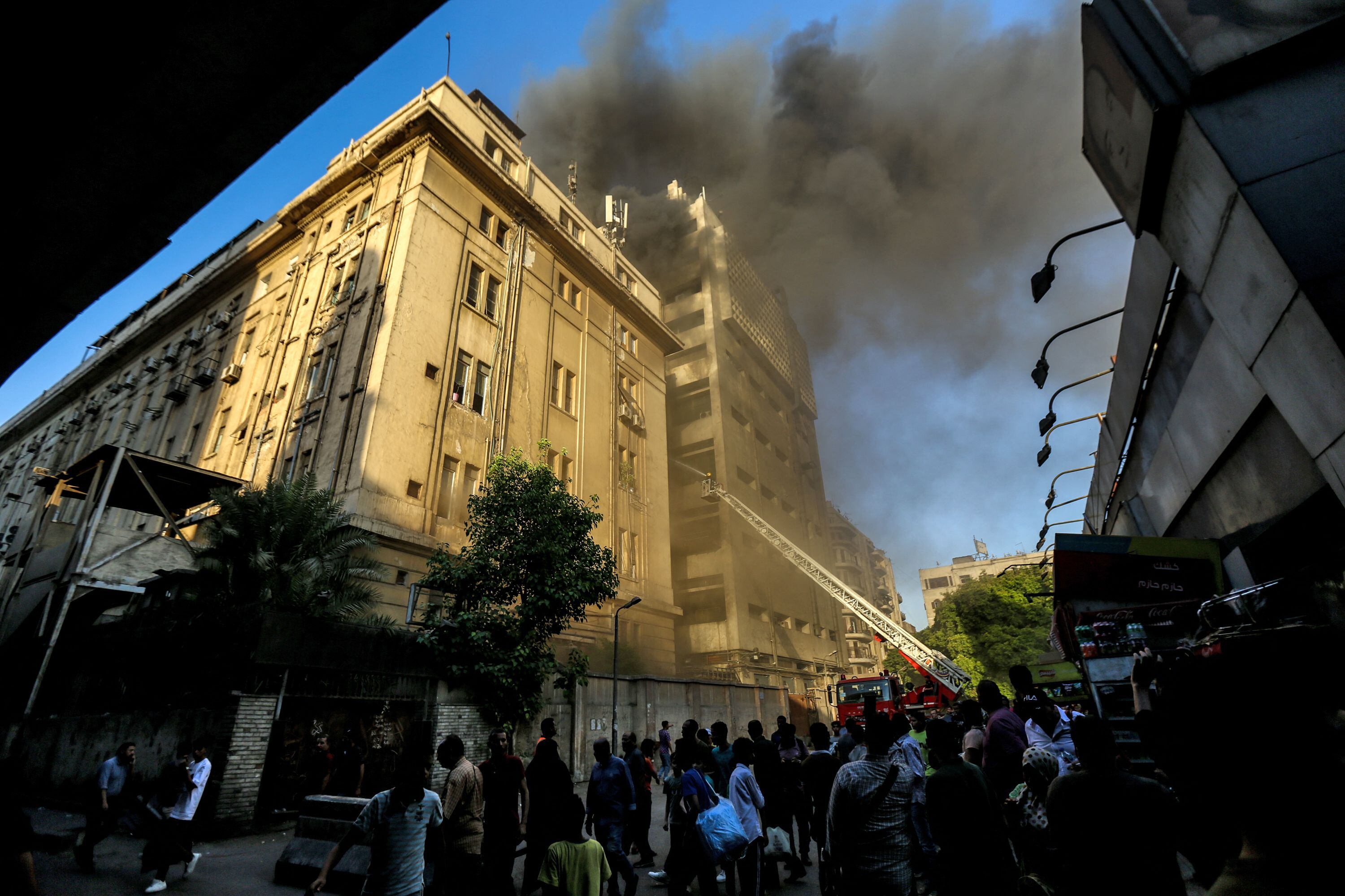 Cairo telecoms building fire kills four and injures dozens | The National