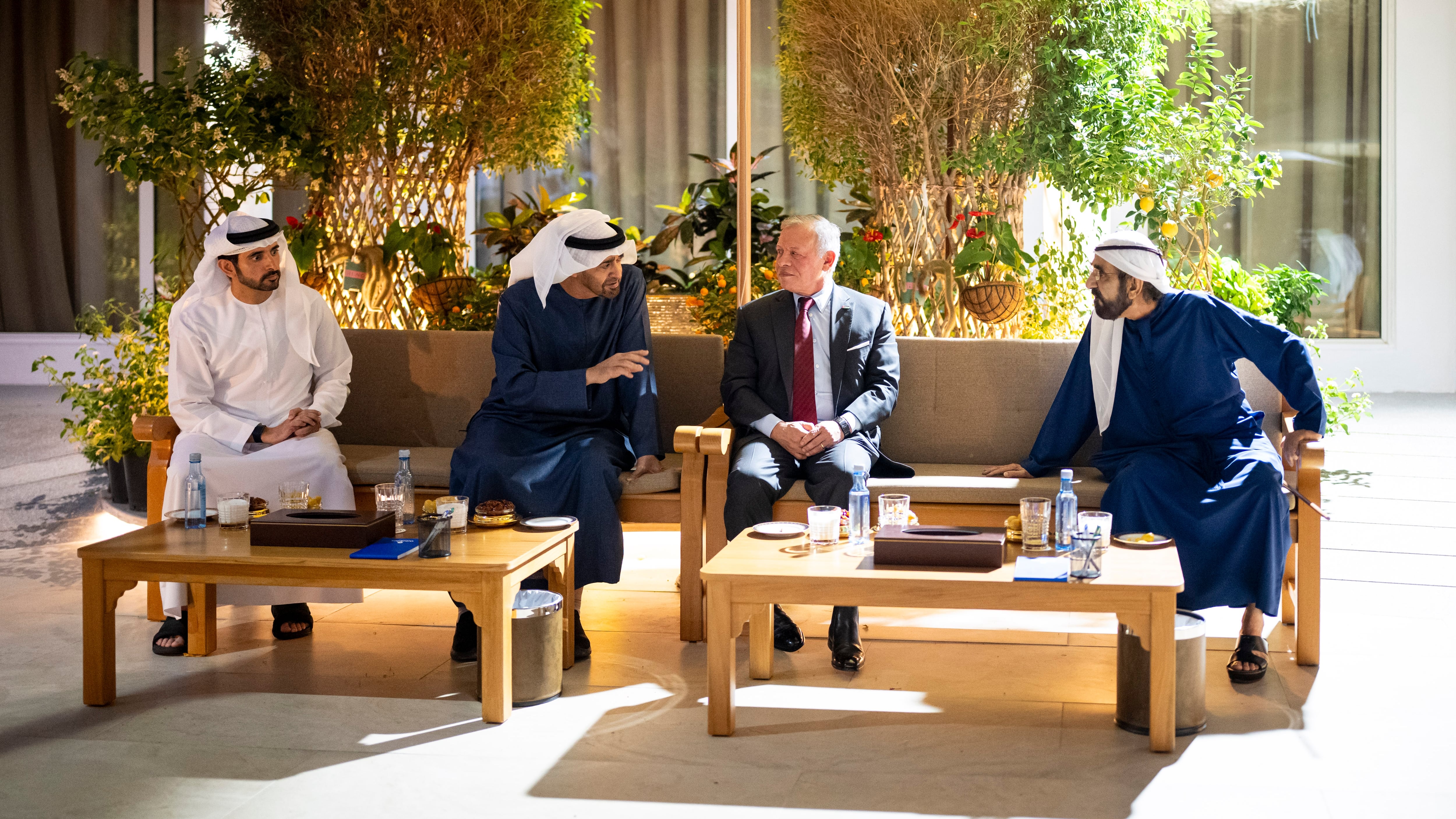 President Sheikh Mohamed holds talks on Iran war with Jordan's King ...