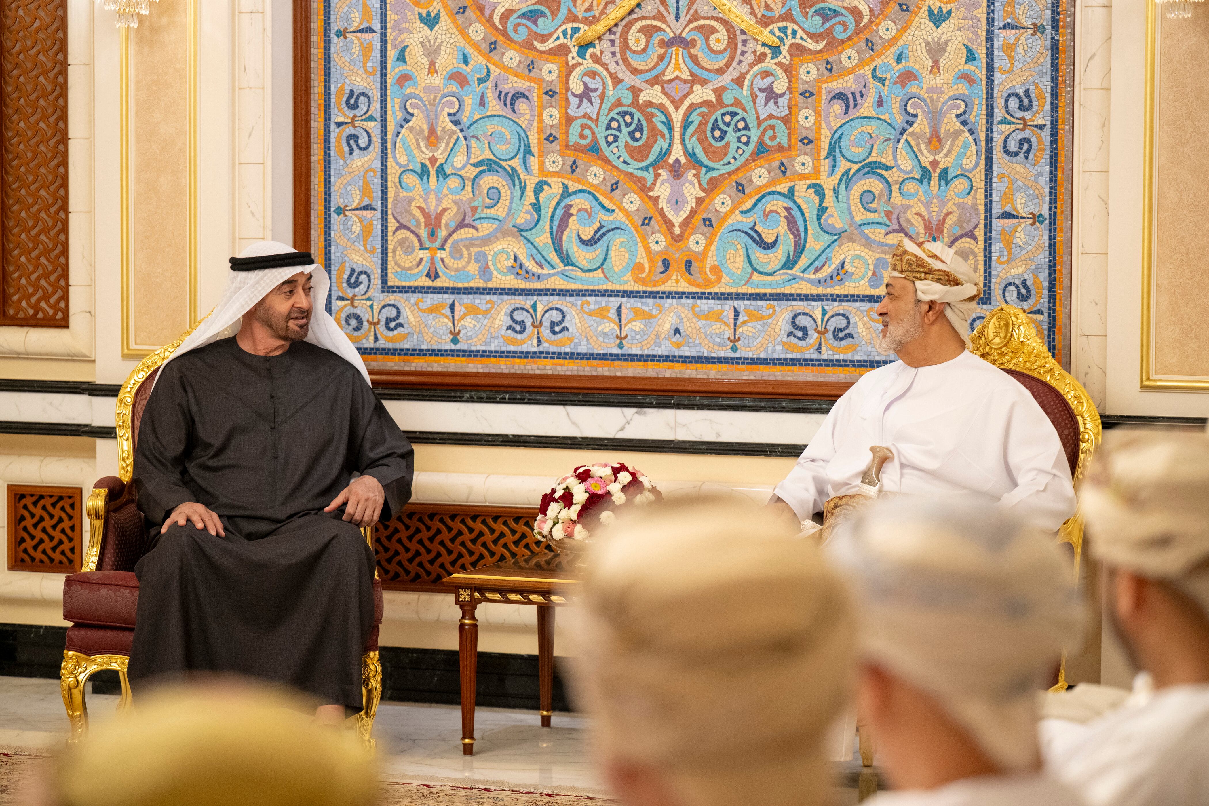 President Sheikh Mohamed meets Sultan of Oman in Salalah | The National