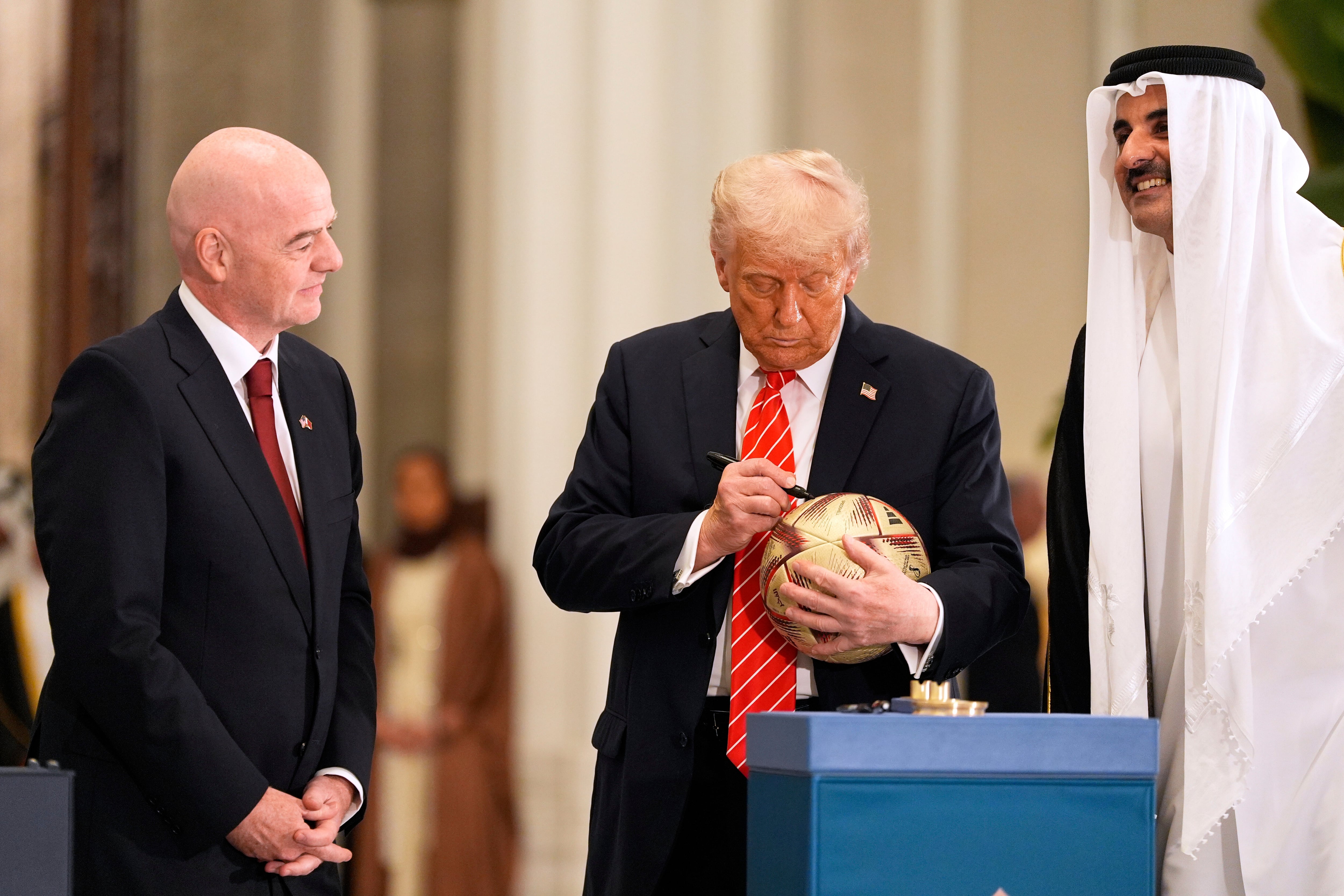 Trump's 'historic milestone' visit to the Gulf - as it happened | The ...