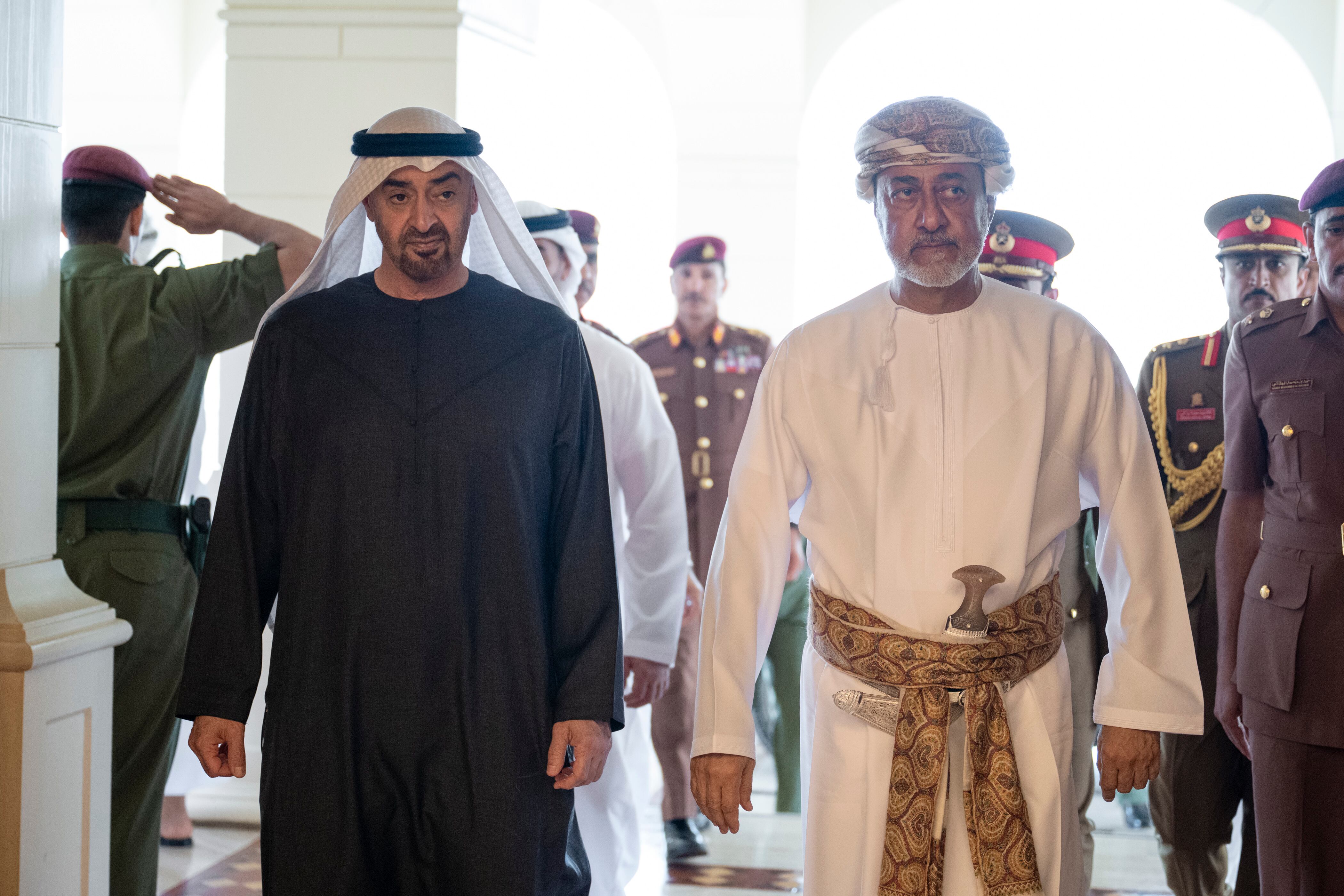 President Sheikh Mohamed meets Sultan of Oman in Salalah | The National