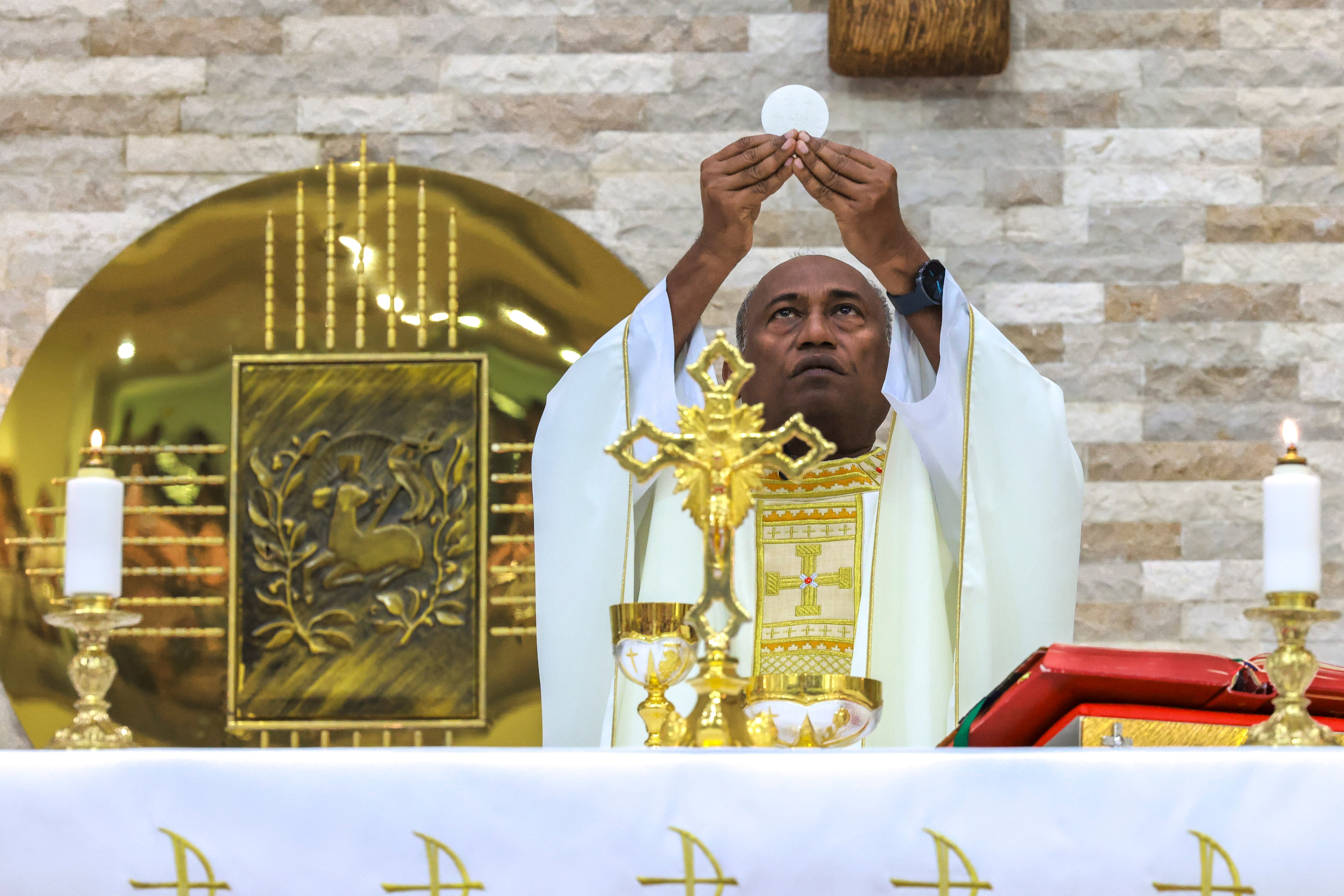 Easter worshippers gather in Sharjah churches to pray for peace amid ...